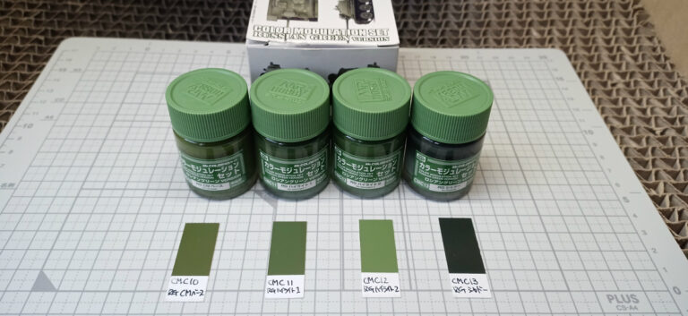 GSI クレオス カラーモジュレーションセットのテストピースを作る | ガンプラ エルドラド